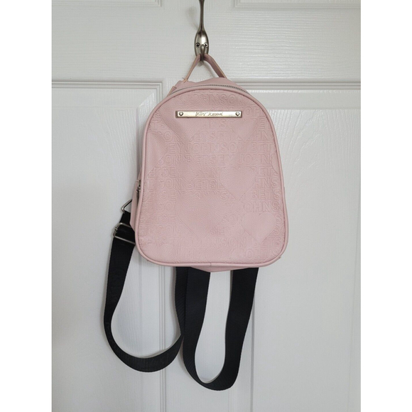 Betsey Johnson | Bags | Betsey Johnson Mini Embossed Faux Leather ...